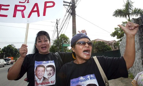 Supporters Ousted Philippine President Joseph Estrada Editorial Stock ...