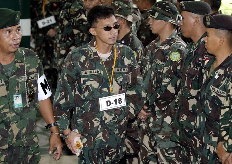 Detained Philippine Army Capt Gerardo Gambala Editorial Stock Photo ...