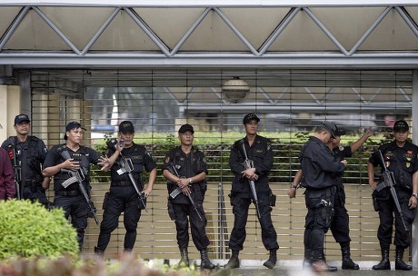 Filipino Members Special Weapons Tactics Swat Editorial Stock Photo ...