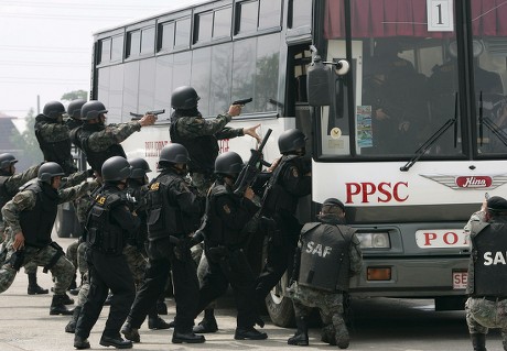 Philippine Police Under Special Action Force Editorial Stock Photo ...