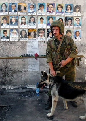 Russian Interior Troops Serviceman His Dog Editorial Stock Photo ...