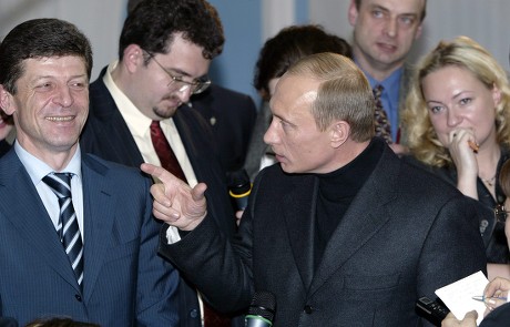 Russian President Vladimir Putin R Gestures Editorial Stock Photo ...