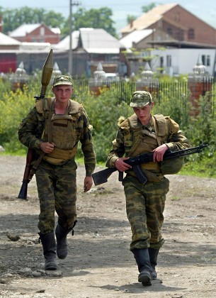 Russian Soldiers Mashine Gun Grenade Launcher Editorial Stock Photo ...