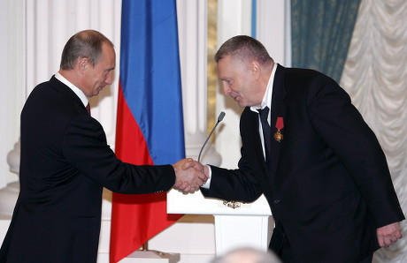 Russian President Vladimir Putin L Shakes Editorial Stock Photo - Stock ...
