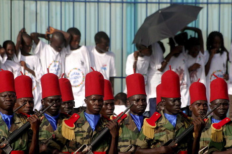 Senegalese Soldiers On Parade During World - Foto de stock de contenido ...