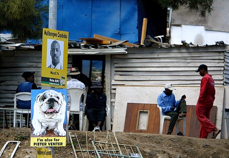 South African Local Government Election Posters Editorial Stock Photo ...