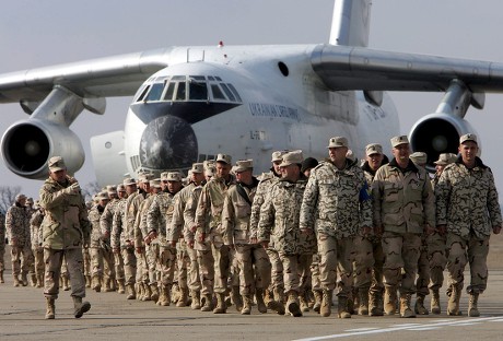 Ukrainian Peacekeepers March Aircraft On Their Editorial Stock Photo ...