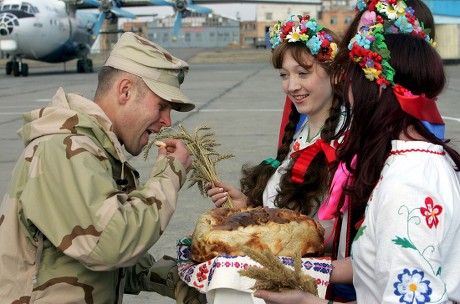 Ukrainian Peacekeeper Just Returned Iraq Enjoys Editorial Stock Photo ...