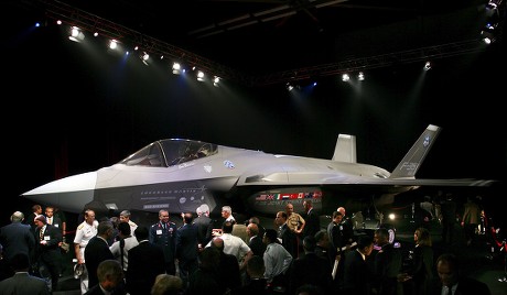 F35 Joint Strike Fighter Unveiled Lockheed Editorial Stock Photo ...