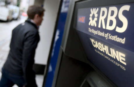 Customer Enters Rbs Bank Branch London Editorial Stock Photo - Stock ...