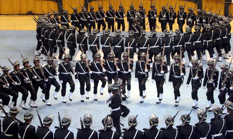 Newly Graduated Iranian Police Officers Perform Editorial Stock Photo ...