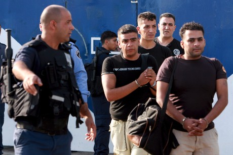 Israeli Prison Authority Guards Escort Some Editorial Stock Photo ...