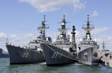 Japanese Maritime Selfdefence Force Jmsdf Vessels - Foto de stock de ...