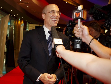 Ceo Dreamworks Animation Jeffrey Katzenberg Interviewed Editorial Stock ...