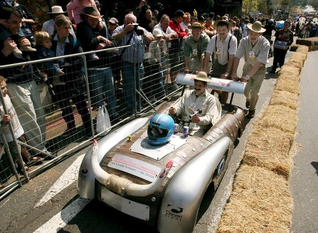 Team Push Their Cart Start Line Editorial Stock Photo - Stock Image ...