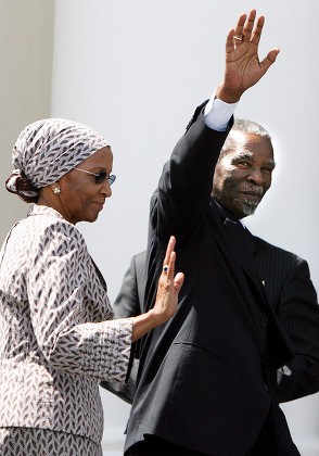 South African President Thabo Mbeki R Editorial Stock Photo - Stock ...