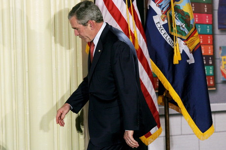Us President George W Bush Leaves Editorial Stock Photo - Stock Image ...