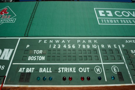 View Scoreboard Portions Outfield Wall Know Editorial Stock Photo ...