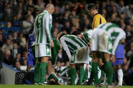 Real Betis Angel Miguel Lies Injured Editorial Stock Photo - Stock ...