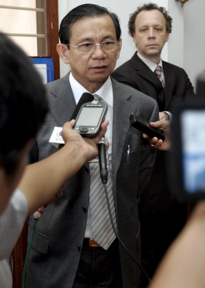 Cambodian Sean Visoth C Director Administration Editorial Stock Photo ...