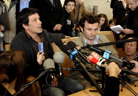 Two French Journalists Reporters Thomas Dandois Editorial Stock Photo ...