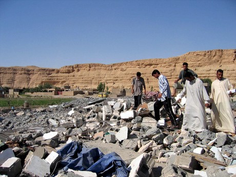 Iraqis Inspect Destroyed House After Attacked Editorial Stock Photo ...