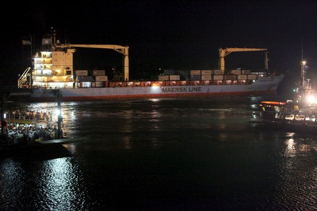 17 000ton Danishowned Maersk Alabama First Editorial Stock Photo ...