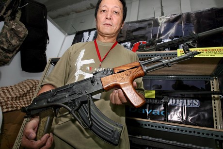 Filipino Views Display Airsoft Rifle During Editorial Stock Photo ...