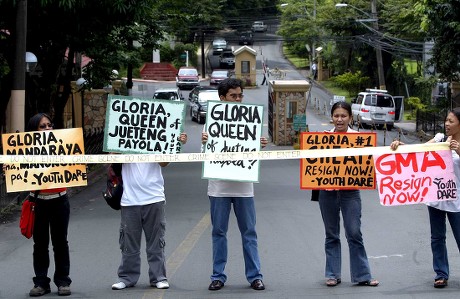 Student Activists Hold Protest Placards During Editorial Stock Photo ...
