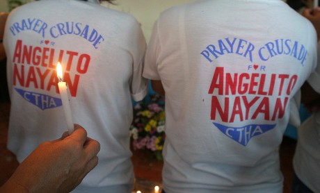 Filipinos Wear Tshirts Bearing Angelito Nayans Editorial Stock Photo ...