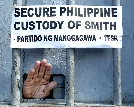 Filipino Jail Officer Signals His Hand Editorial Stock Photo - Stock ...