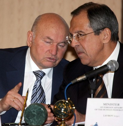 Moscow Mayor Yury Lujkov L Speaks Editorial Stock Photo - Stock Image ...