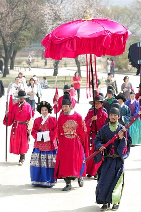 South Korean Offcials Wear Joseon Dynast Editorial Stock Photo - Stock ...