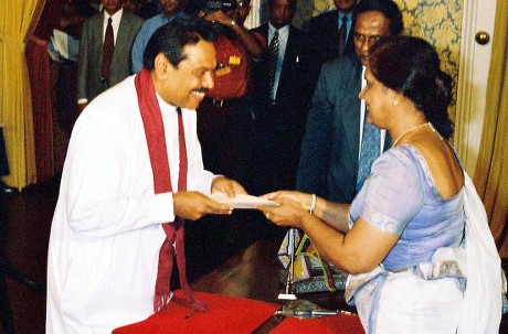 Newly Elected Parliamentarian Mahinda Rajapakshe Being Editorial Stock ...