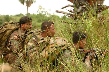 Sri Lankan Soldiers During Operation Flush Editorial Stock Photo ...