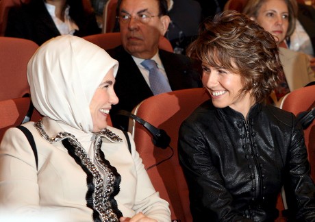 Asma Assad Syrian First Lady R Editorial Stock Photo - Stock Image ...