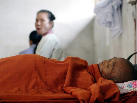 Burmese Buddhist Monk Sleeps Mae Tao Editorial Stock Photo - Stock Image | Shutterstock
