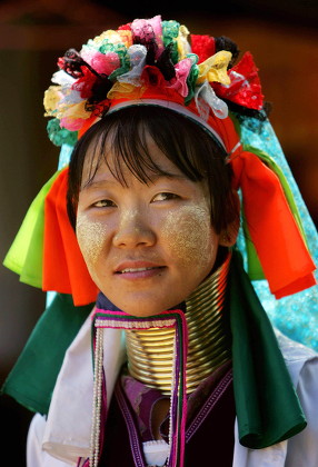 Ethnic Long Neck Padung Karen Tribe Editorial Stock Photo - Stock Image ...