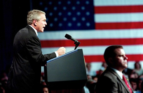 Us President George W Bush Speaks Editorial Stock Photo - Stock Image ...