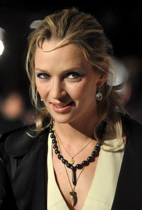 Us Actress Uma Thurman Arrives Uk Editorial Stock Photo - Stock Image ...