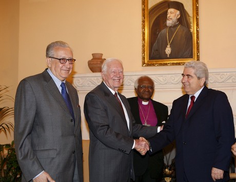 Cyprus President Demetris Christofias R Receives Editorial Stock Photo ...