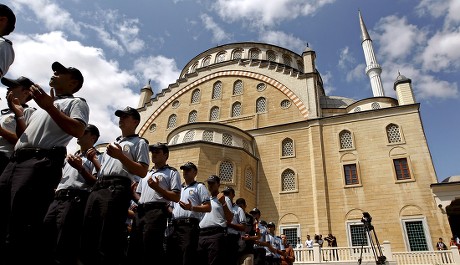 Turkish Policemen Pray During Funeral Turkish Editorial Stock Photo ...