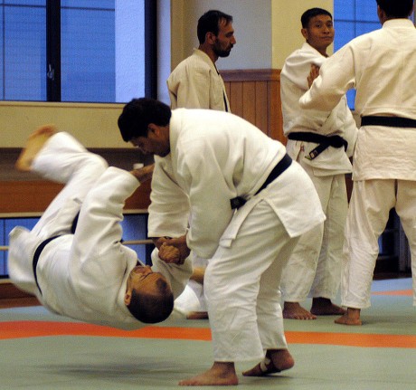 Judo Practitioners Train Kodokan Known Judos - Foto de stock de ...