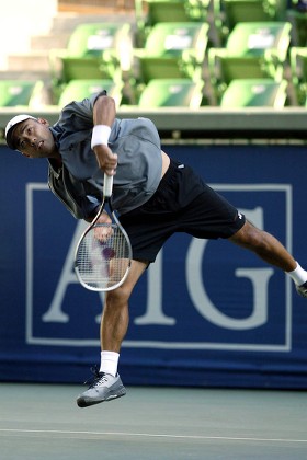 Japanese Tennis Player Satoshi Iwabuchi Serves Editorial Stock Photo ...