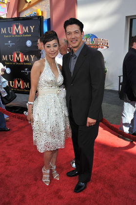 Russell Wong Wife Flora Kim Editorial Stock Photo - Stock Image ...