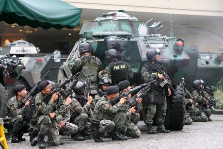 Filipino Police Special Action Force Loyal Editorial Stock Photo ...