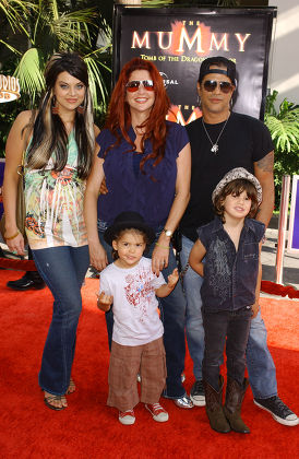 Slash Wife Perla Ferrar Family Editorial Stock Photo - Stock Image ...