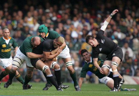 All Black Flank Jerry Collins Fights Editorial Stock Photo - Stock ...