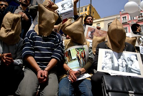 Turkish Muslim Demonstrators Protesting Against Us Editorial Stock ...
