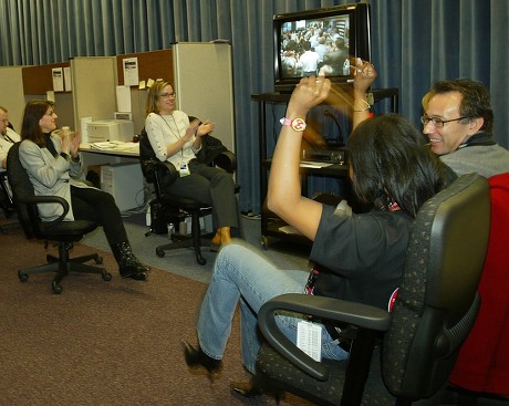 Jet Propulsion Laboratory Jpl Staff Celebrate Editorial Stock Photo ...